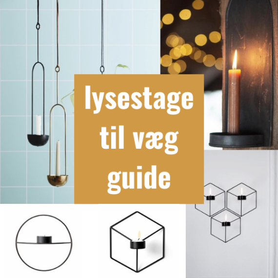 Lysestager til væggen 2024 – en guide med 16 flotte lysestager til væg ...